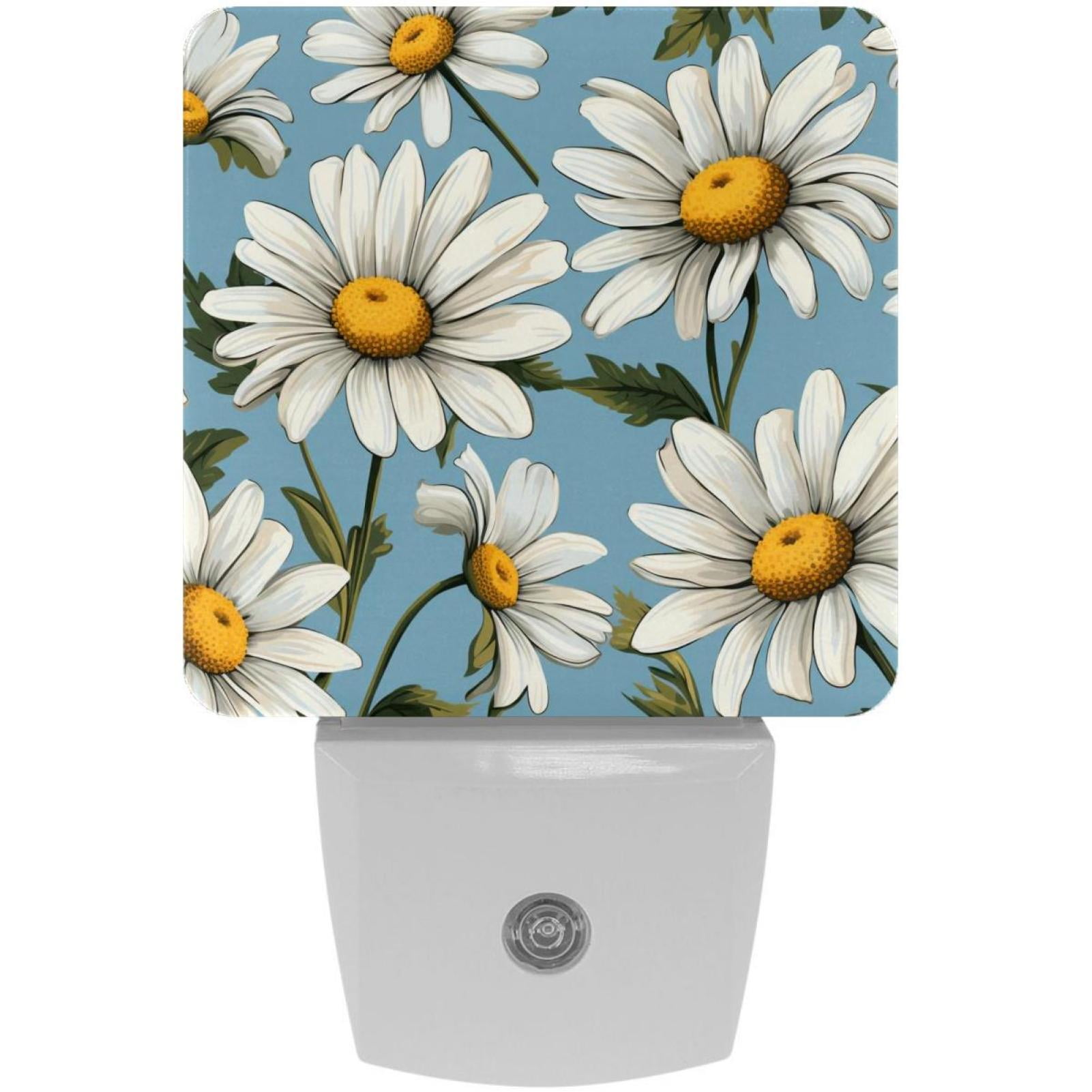 Daisy LED Square Night Lights - Energy Efficient and Stylish Decor for ...