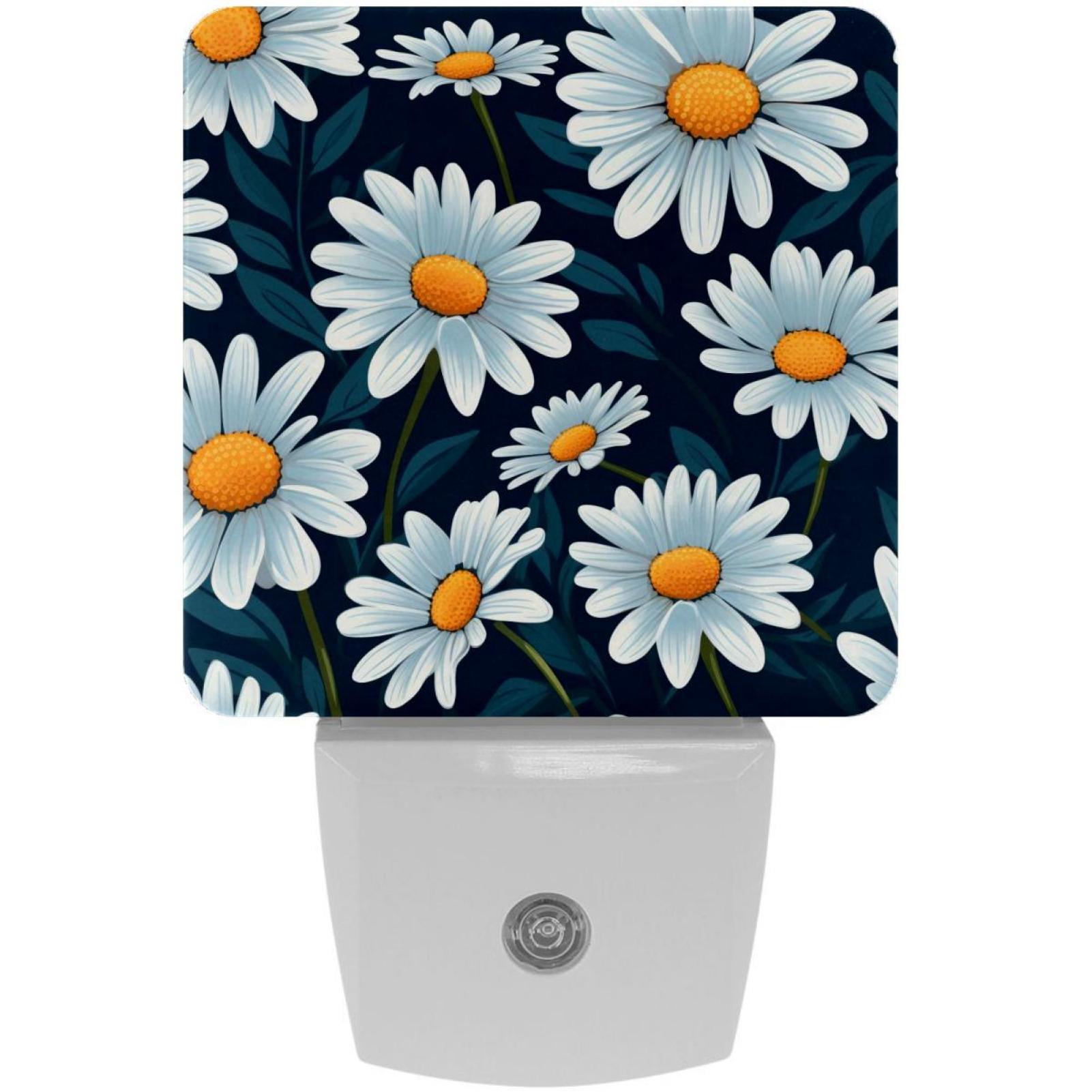 Daisy LED Square Night Lights for a Bright and Stylish Ambiance - Ideal ...