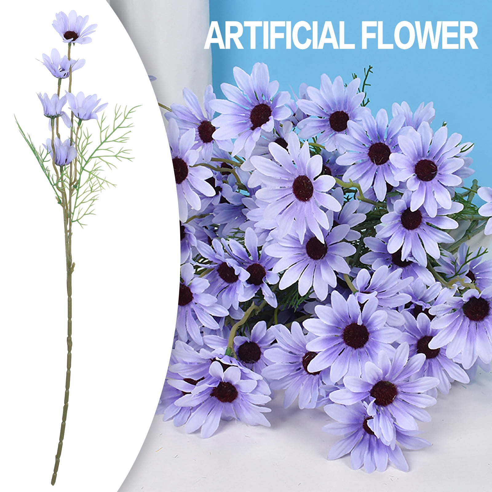 Daisy Latex Real Bride Wedding Bouquet Home Decoration 1 Piece Tropical ...