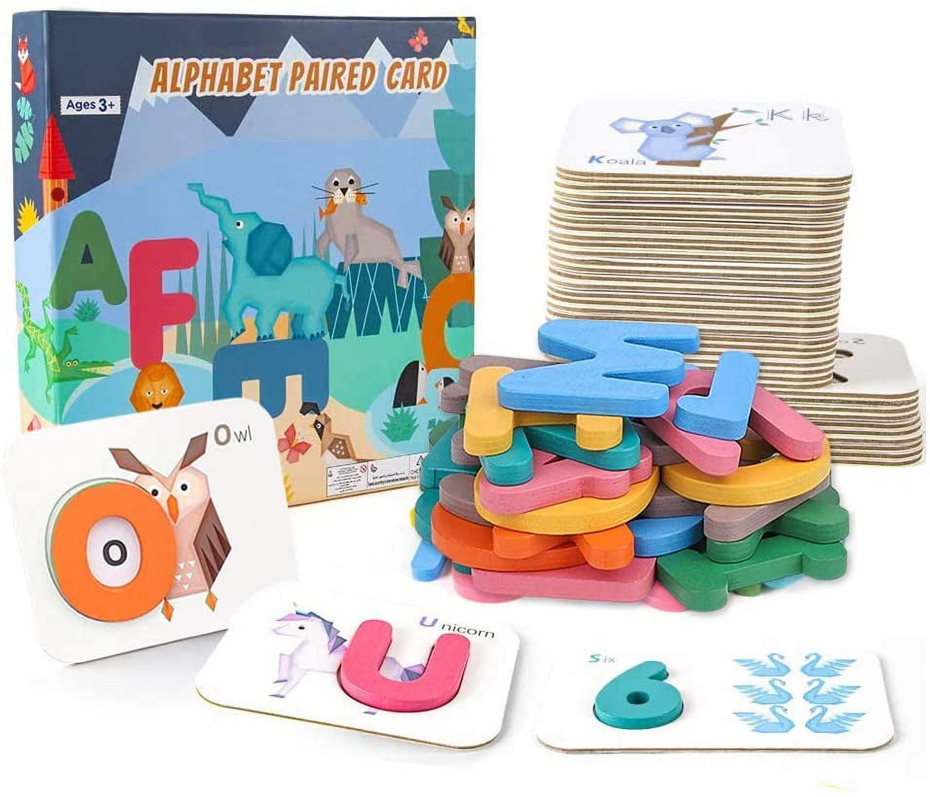 Daisy Learning Alphabets and Numbers with Wooden Alphabet Words ...