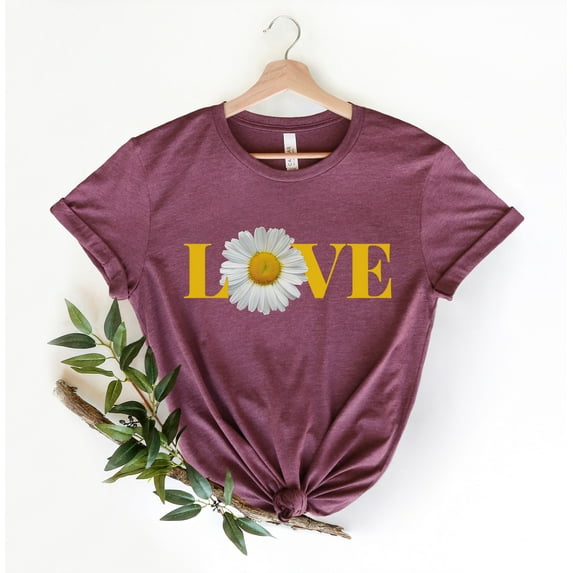 Daisy Love Shirt Love Shirt Daisy Shirt Daisy Tee Cute Daisy Shirt ...