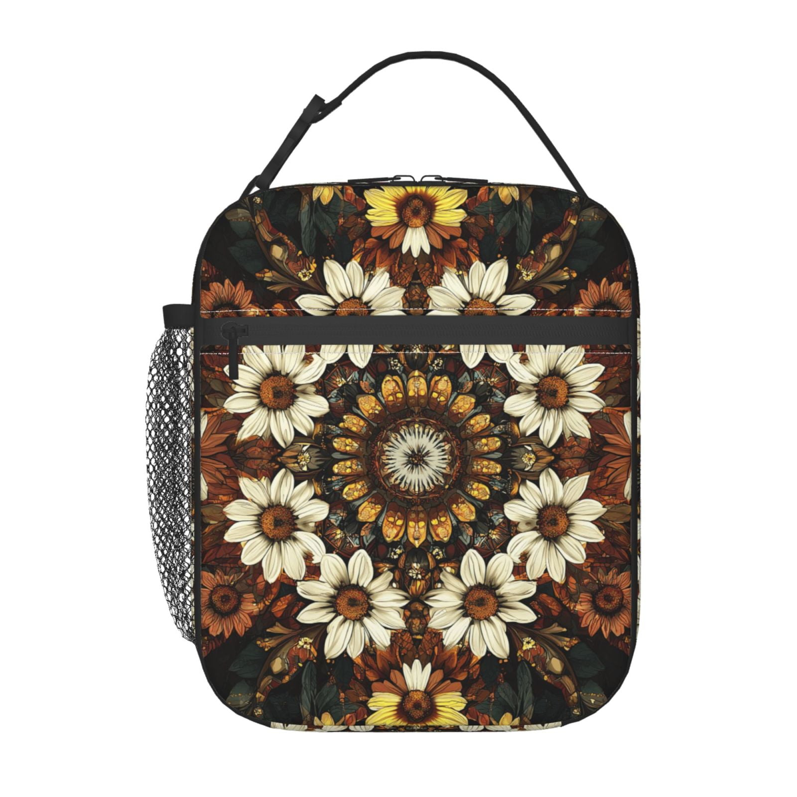 Daisy Lunch Box Reusable Portable Lunch Bag Tote Bag for Work Picnic ...