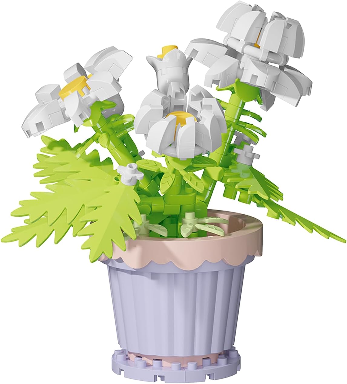 Daisy Mini Flower Potted Plant Bonsai Building Toy Blocks Particle ...