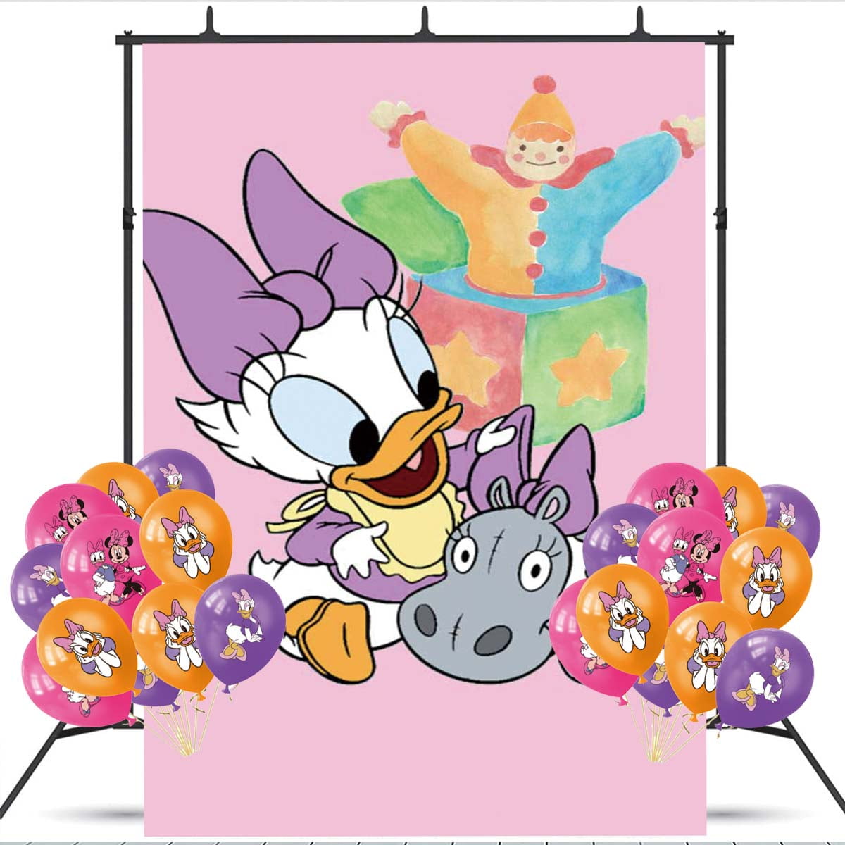 Daisy Minnie bowtique Party Decorations Balloons Taspestry Backdrop ...
