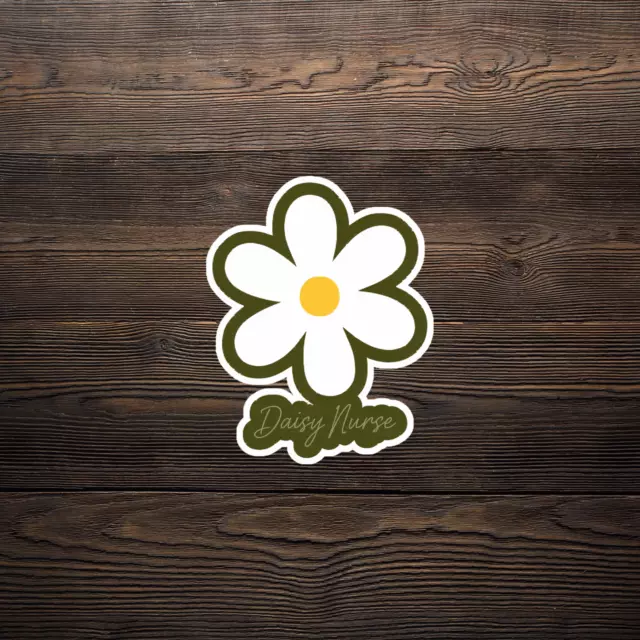 Daisy Nurse Flower Sticker - Cute Nursing Appreciation Gift Decalphone ...