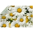 Daisy Office Mat with Right-Angle Design - Polyester Floor Mat for ...