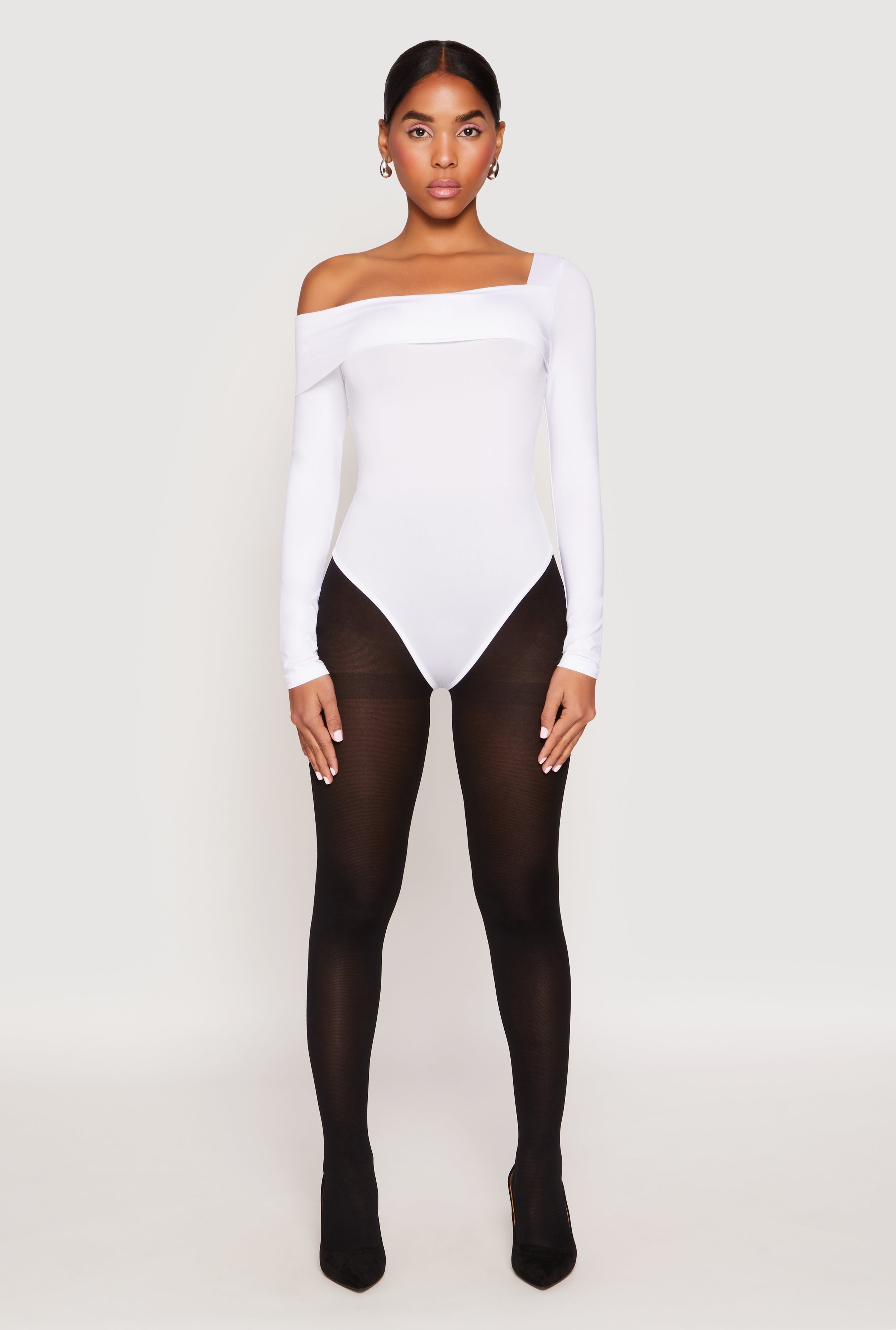 Womens Daisy One Shoulder Bodysuit - Walmart.com