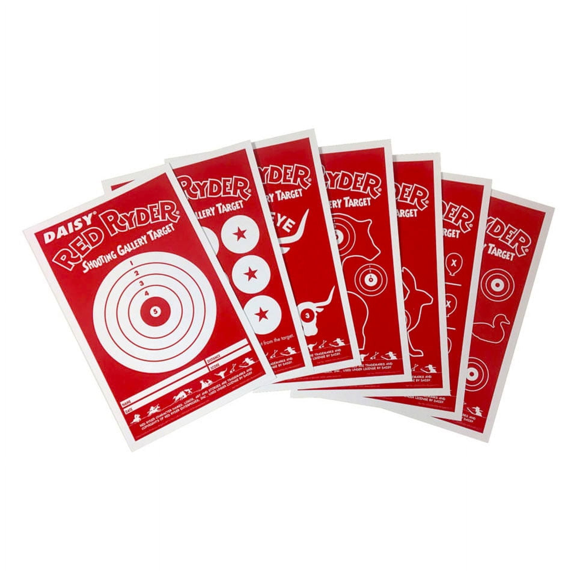 Daisy Red Ryder Paper Targets Pack of 25 featuring Red Ryder theme and ...