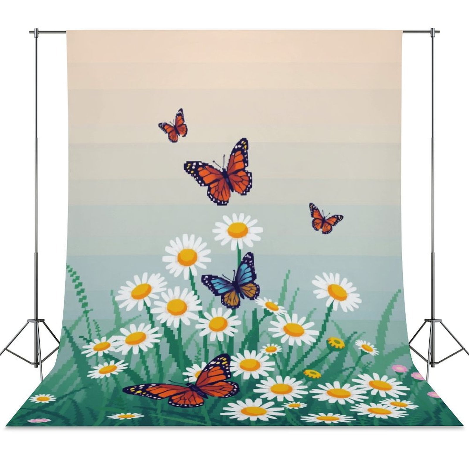 Daisy Party Backdrop Birthday Decoration Backgrounds for Photographs ...