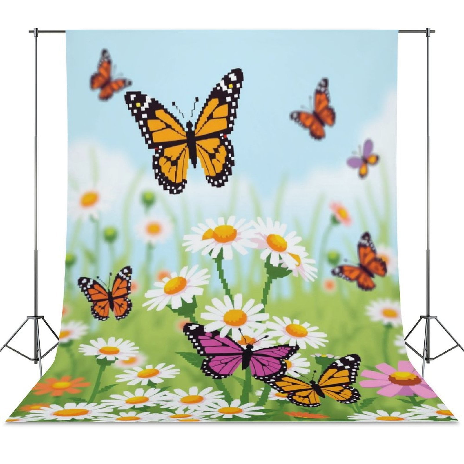 Daisy Party Backdrop Birthday Decoration Backgrounds for Photographs ...