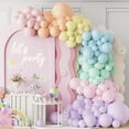 Daisy Pastel Balloon Garland Kit 157pcs Pastel Macaron Balloon Arch Kit with Flower Mylar ...