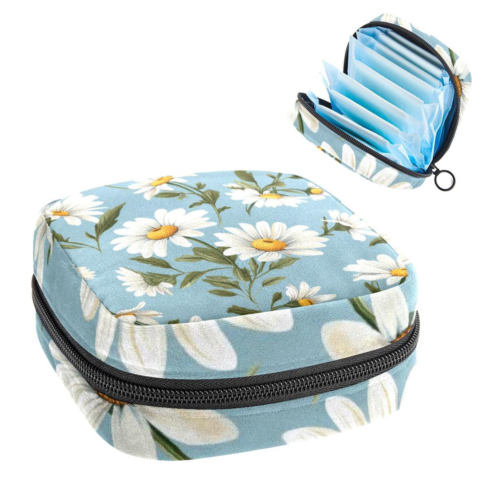 Daisy Period Pouch Sanitary Napkin Organizer Travel Storage Bag - Small ...
