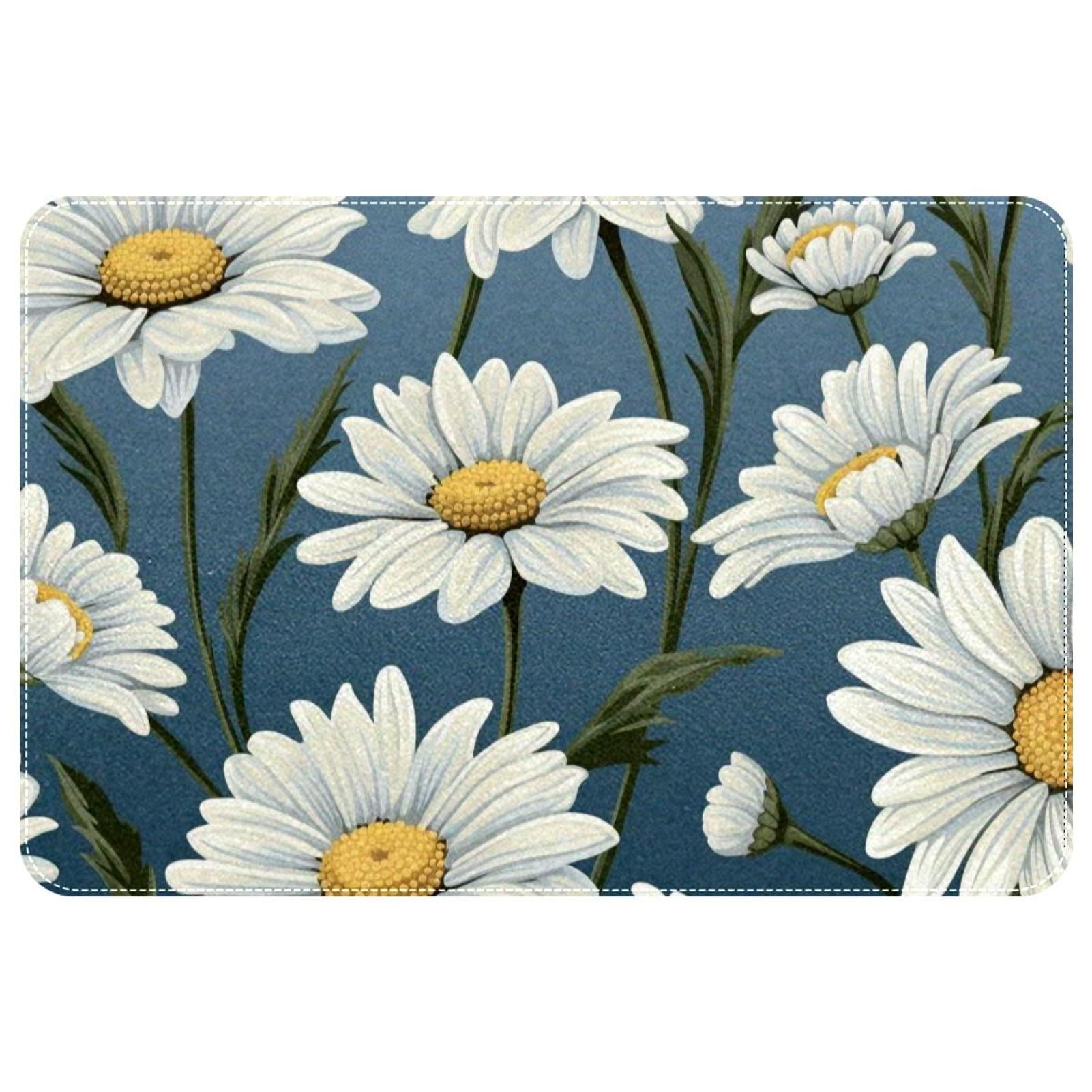 Daisy Polyester, Non-Slip, Machine Washable Outdoor Carpet Floor Rug ...