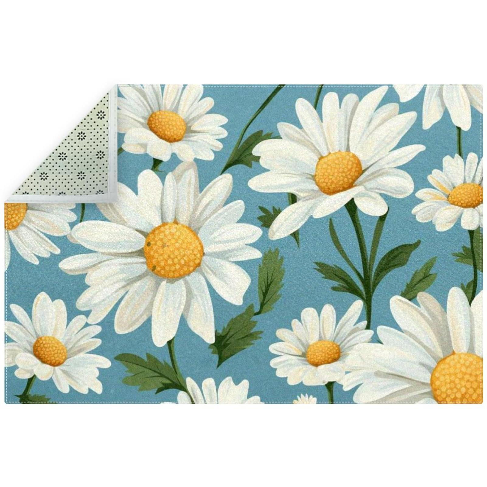 Daisy Polyester Office Mat - Right-Angle Floor Mat for Comfort and ...