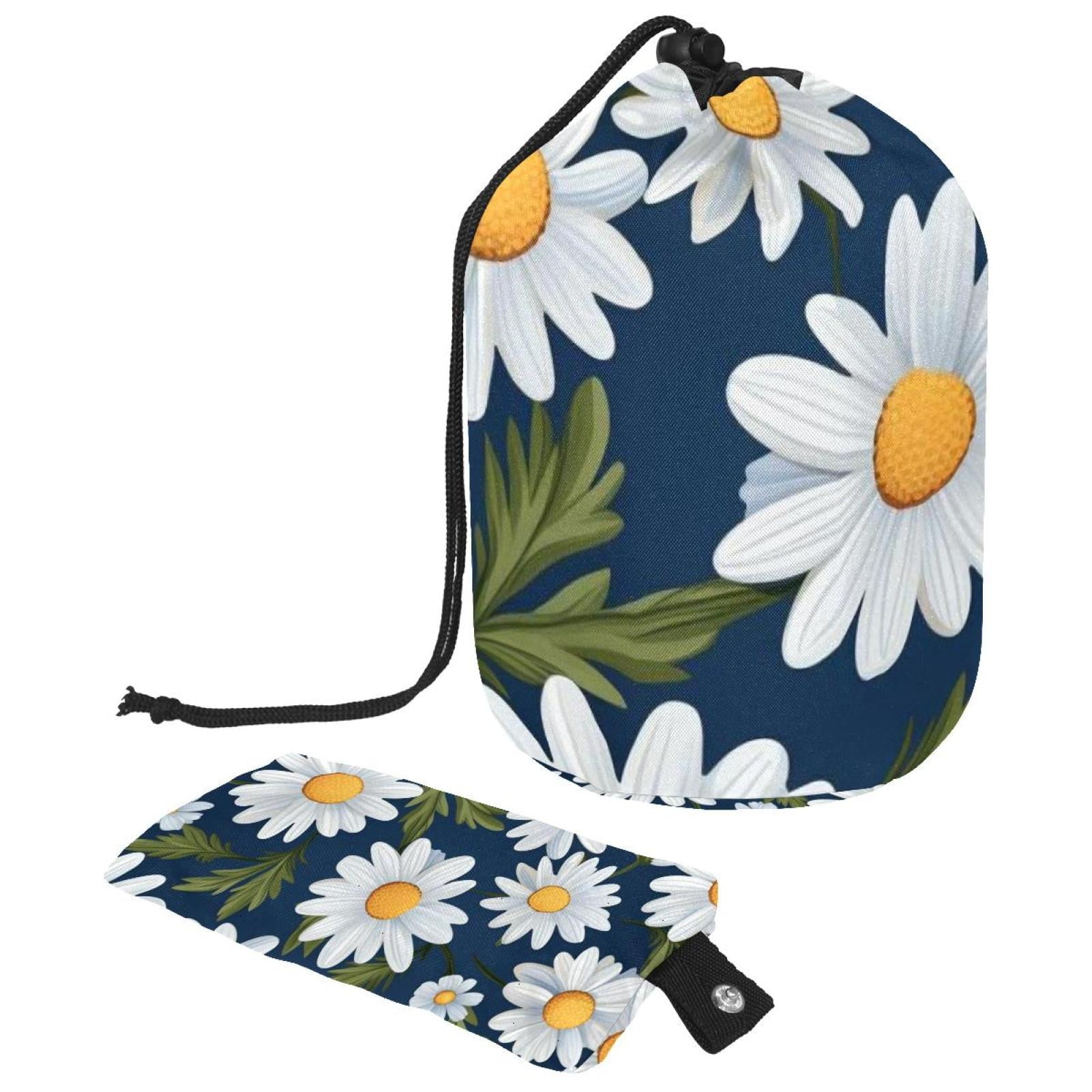 Daisy Portable Drawstring Foldable Travel Laundry Bag Mesh Bags Laundry ...