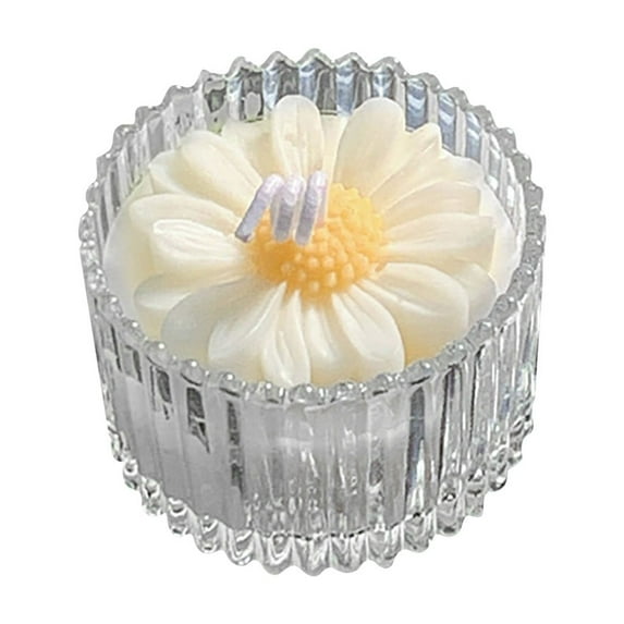 Daisy Pot Candle Cute Aromatherapy Daisy Flowers Shaped Candle With ...