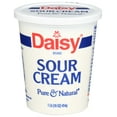 Daisy Pure and Natural Sour Cream, Large 16 Ounce Container -- 12 per ...