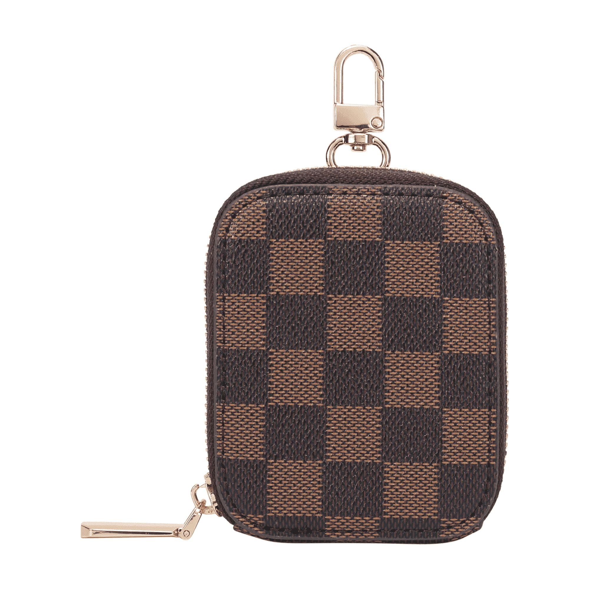 Daisy Rose Rectangle Checkered Coin Purse Pouch Change Wallet Holder ...