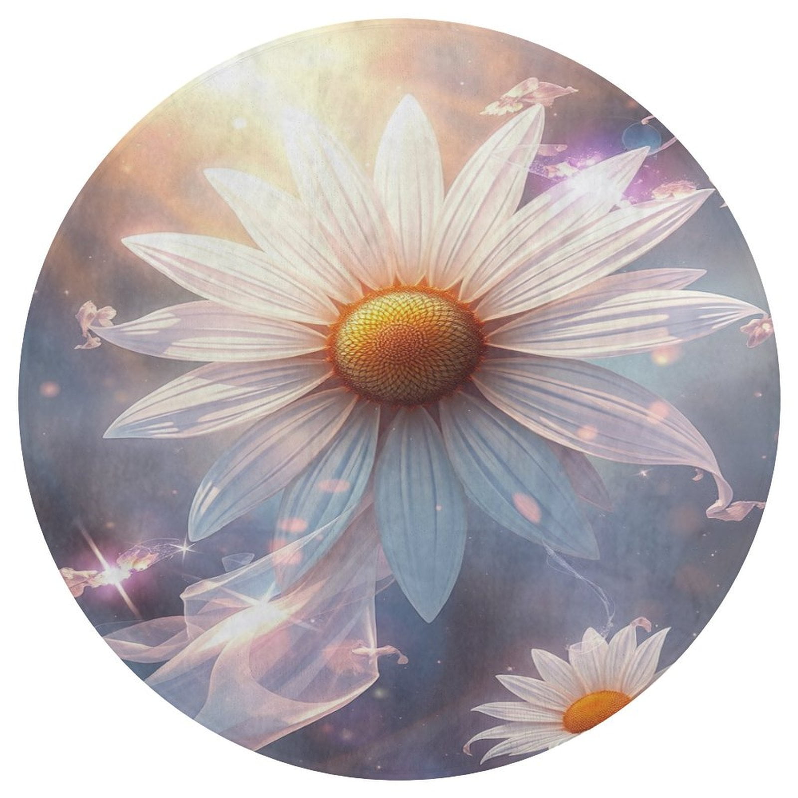 Daisy Round Carpet Living Room Carpet Modern And Stylish Living Room ...
