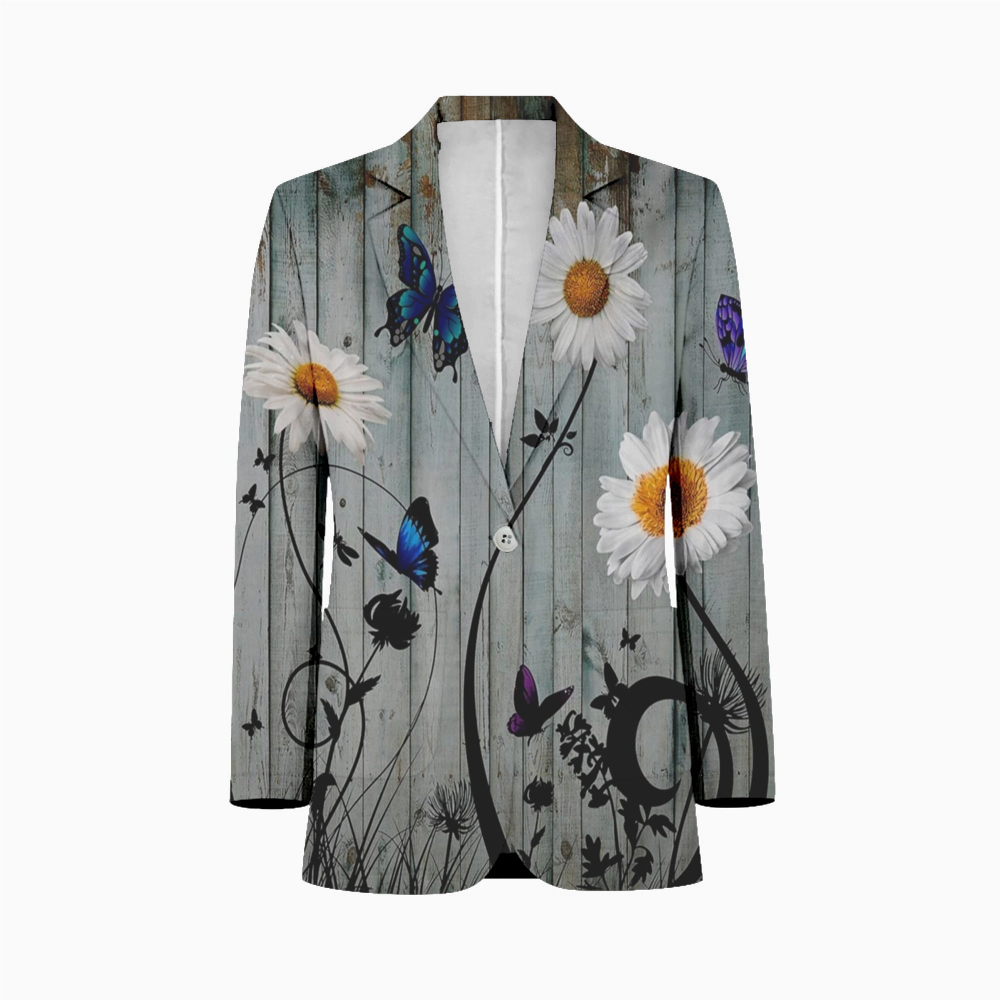 Daisy Rustic Flower Customized Men's Suits full man Shawl Collar ...