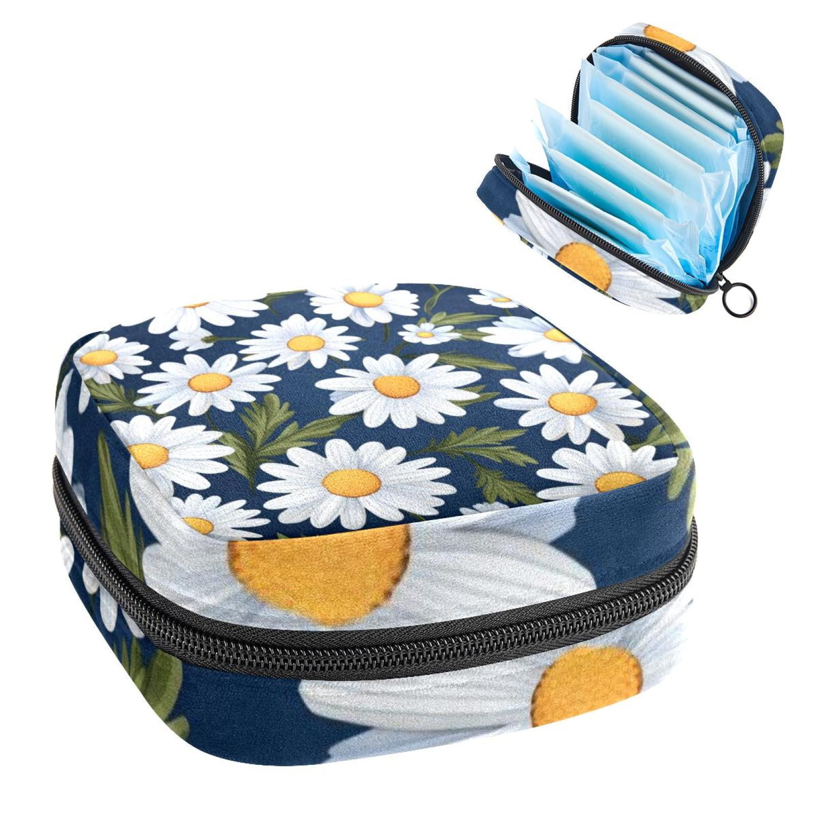 Daisy Sanitary Napkin Pouch Period Bag Small Travel Bag for Men Cute ...