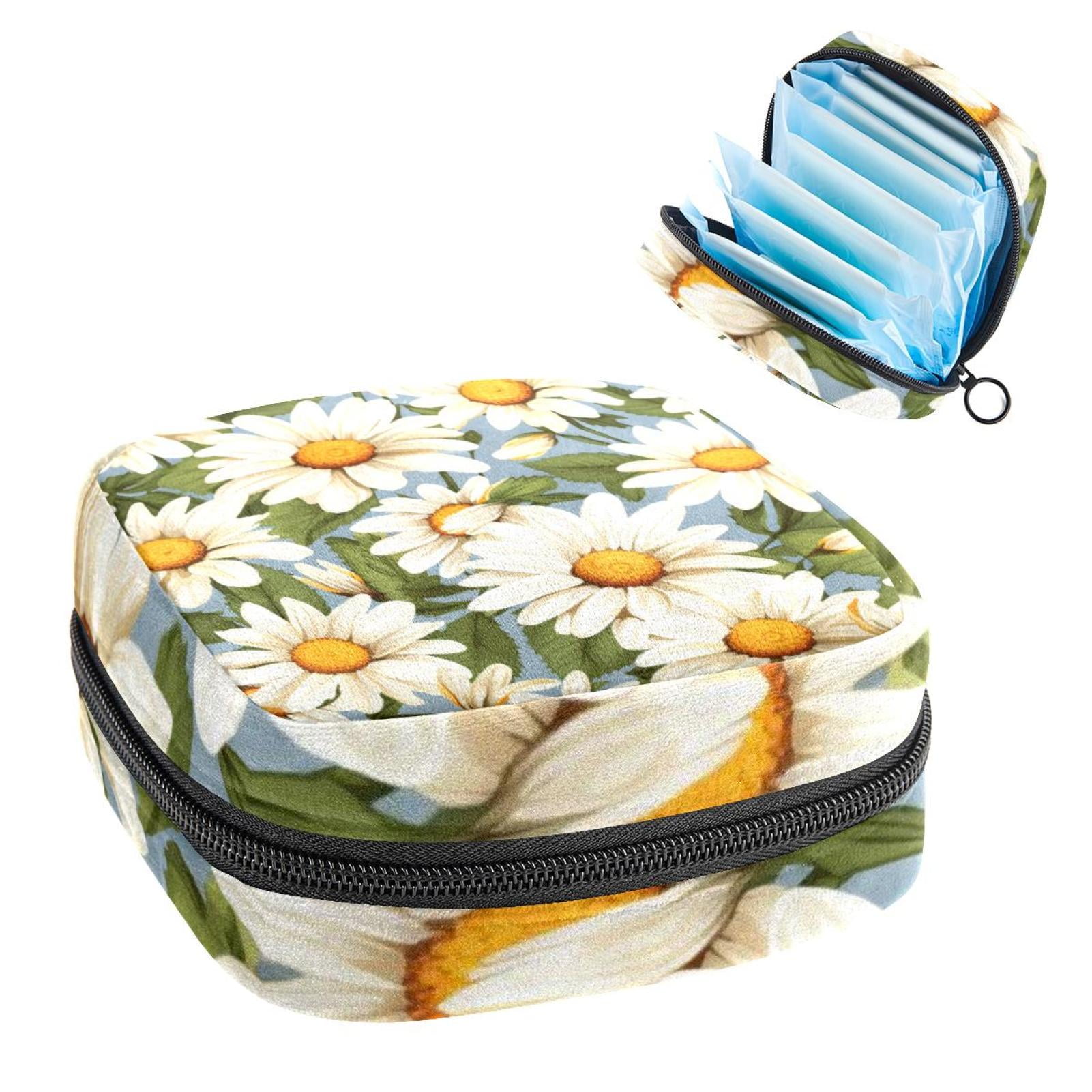 Daisy Sanitary Napkin Purse Makeup Travel Bag Pouch Multi-Pouch Travel ...