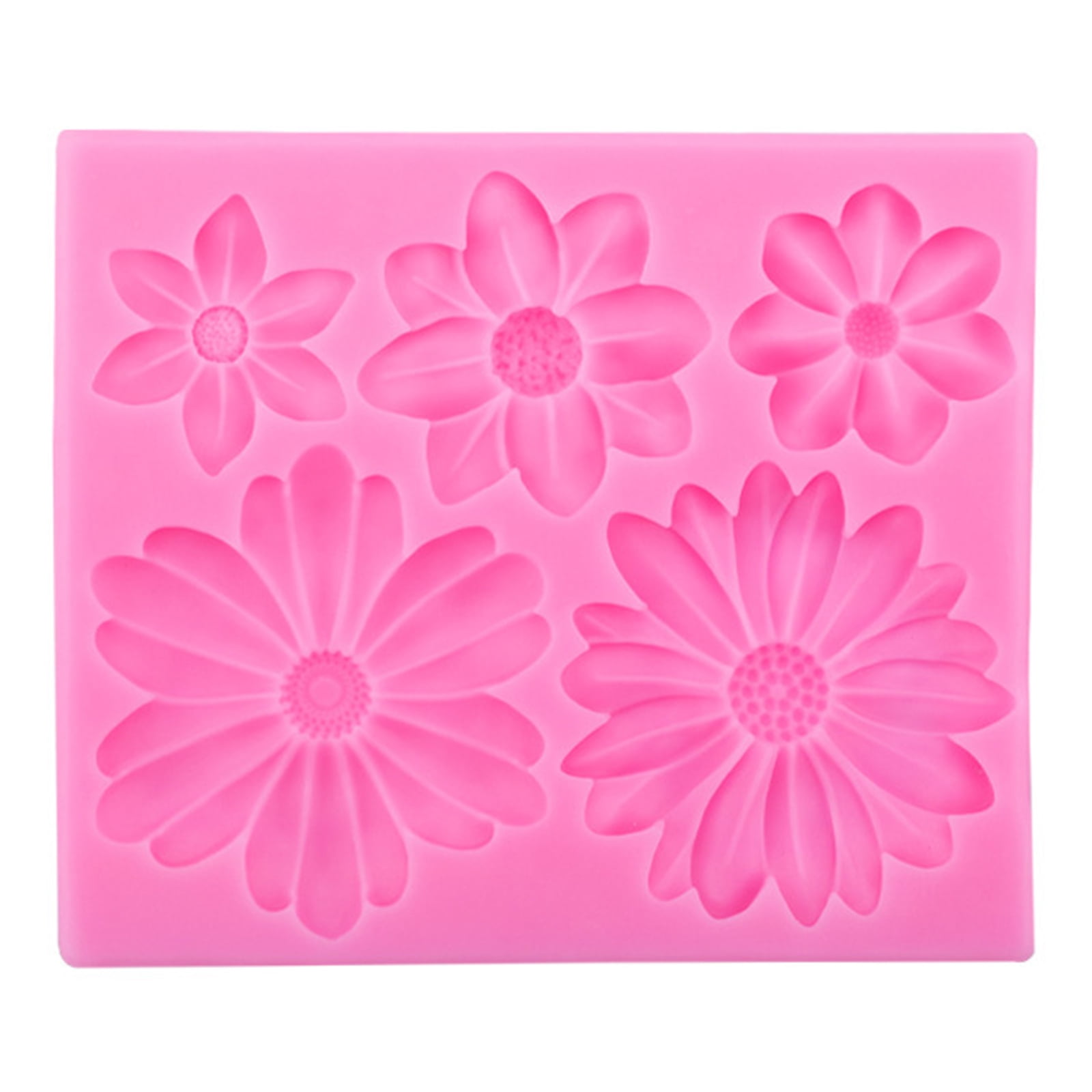 Daisy Shape Fondant Mold Biscuits Mold Cartoon Press Baking Mold ...