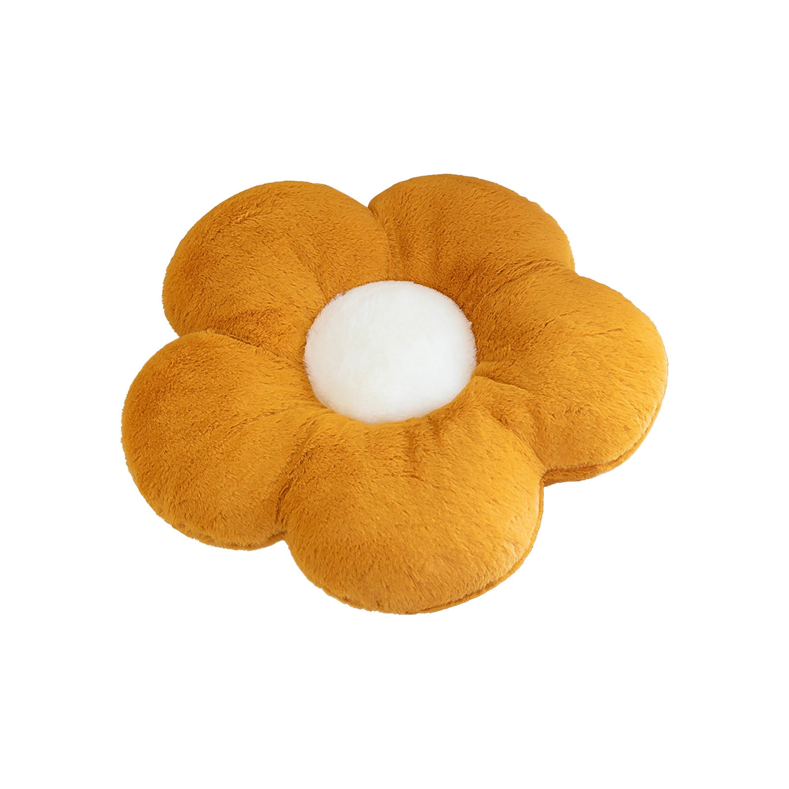 Daisy Shaped Throw Pillow - 14in Plush Cute Flower Seating Cushion for ...