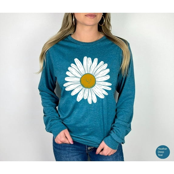 Daisy Shirt, Wildflower Shirt, Boho Shirt, Floral T-shirt Gift, Birth ...