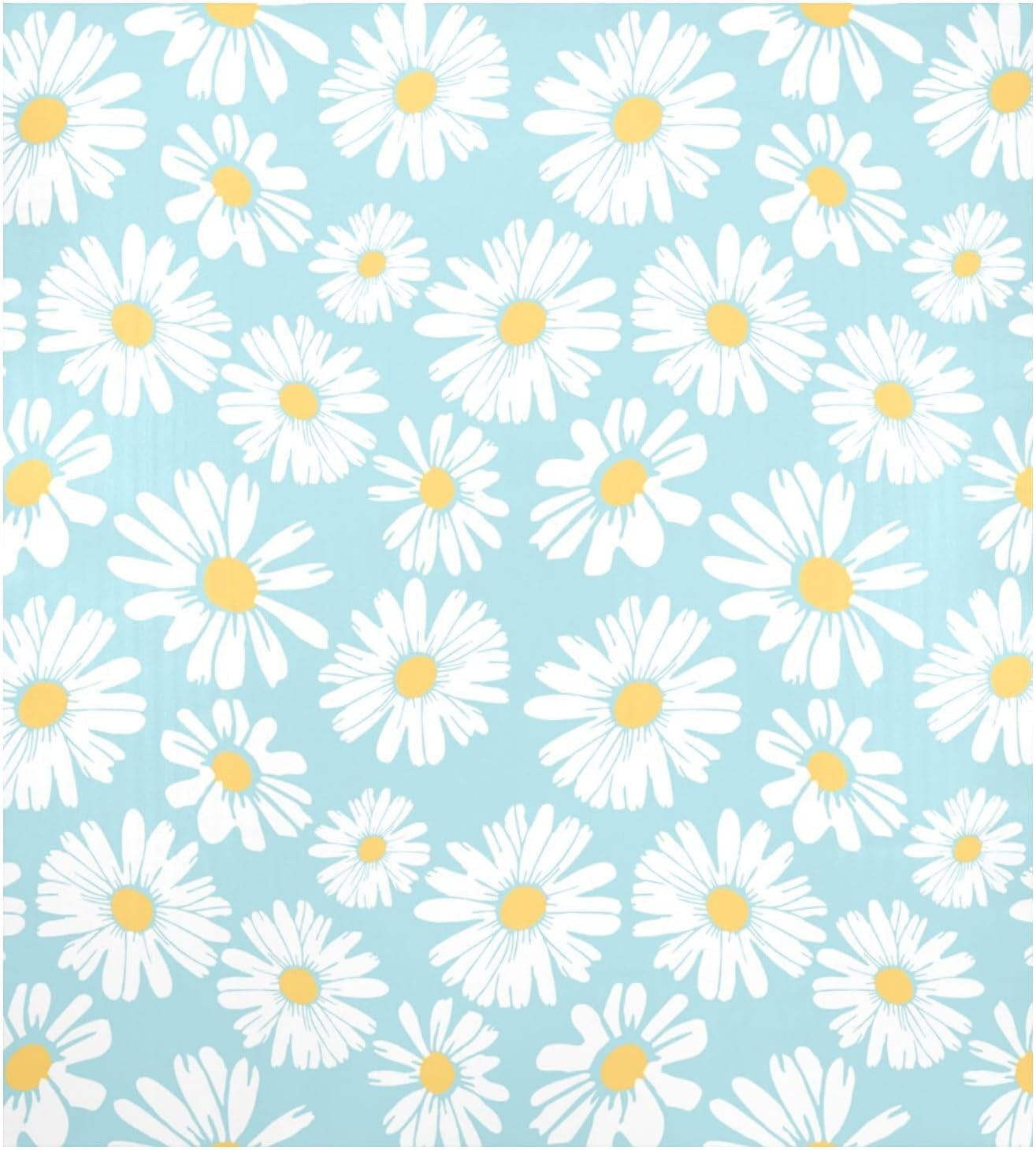 Daisy Sky Blue Dishwasher Magnet Covers for The Front Magnetic ...