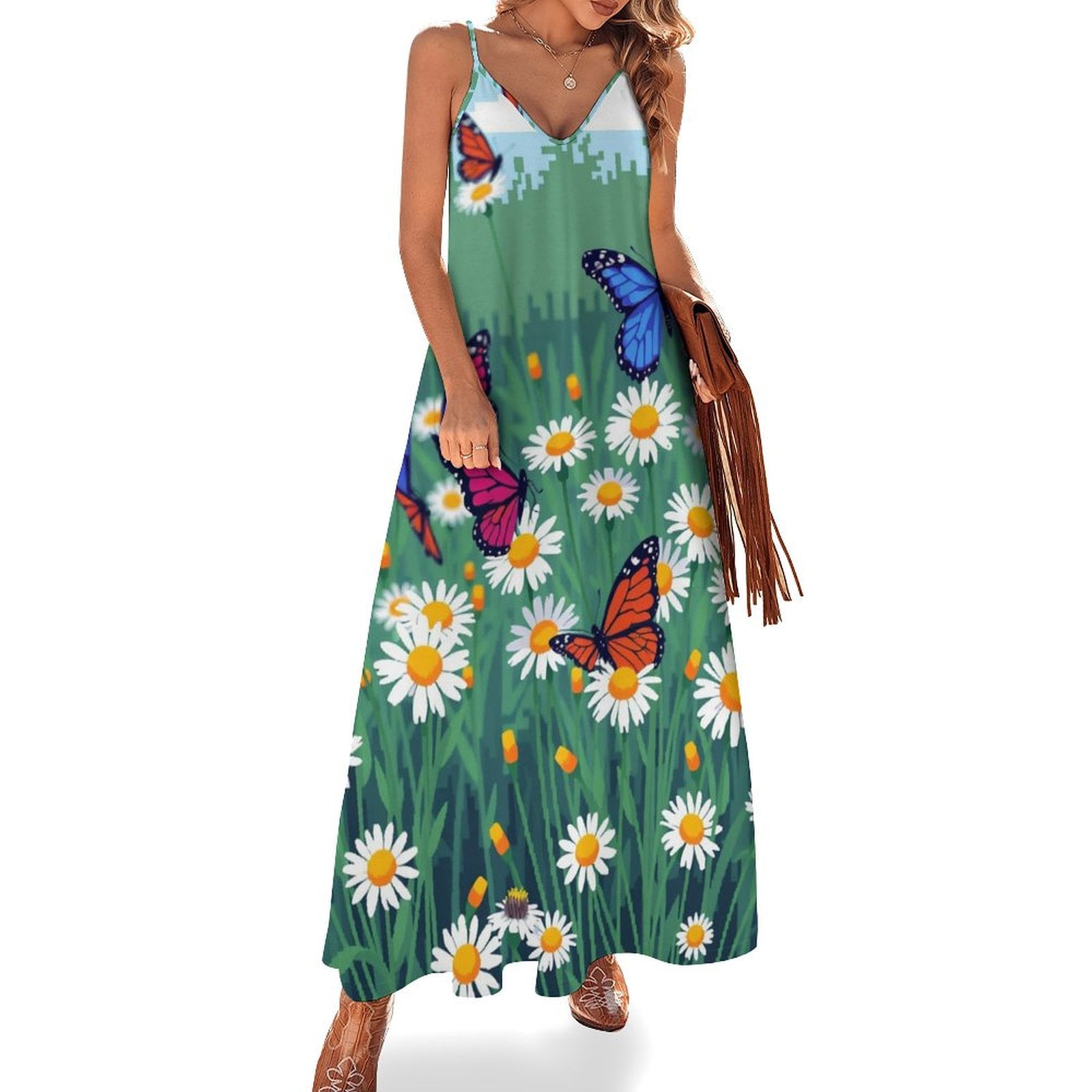 Daisy Sleeveless Dress Dresses for Women 2025 Luxury Designer Party ...