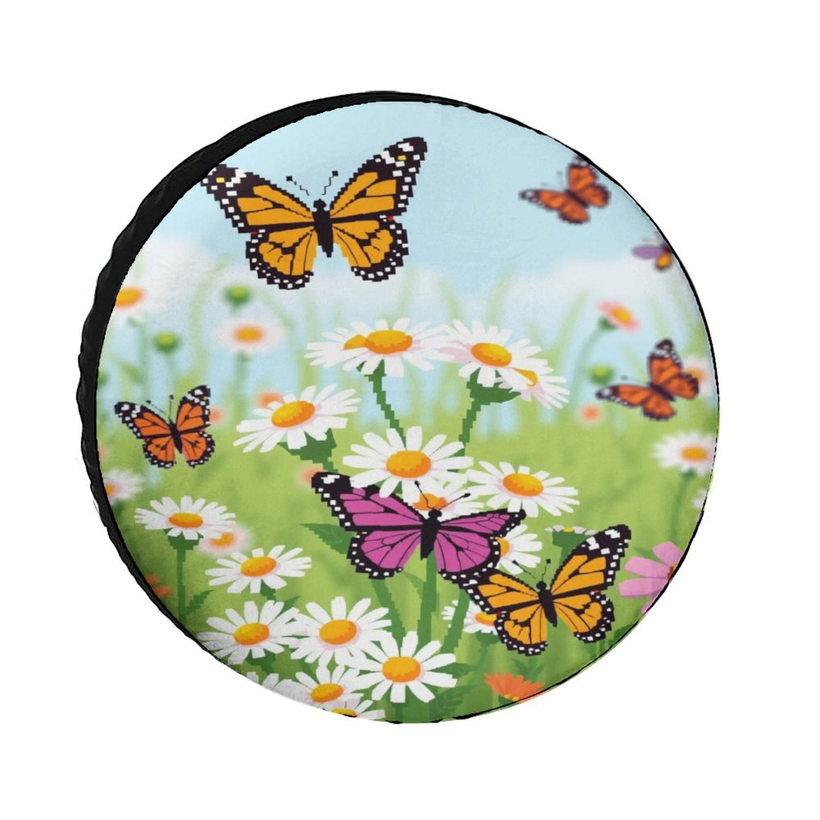 Daisy Spare Tire Cover Universal Wheel Tire Protectors for SUV Truck ...