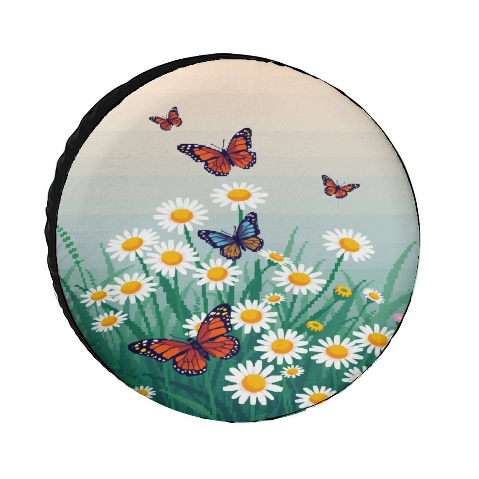 Daisy Spare Tire Cover Weatherproof Wheel Camper Protectors Universal ...