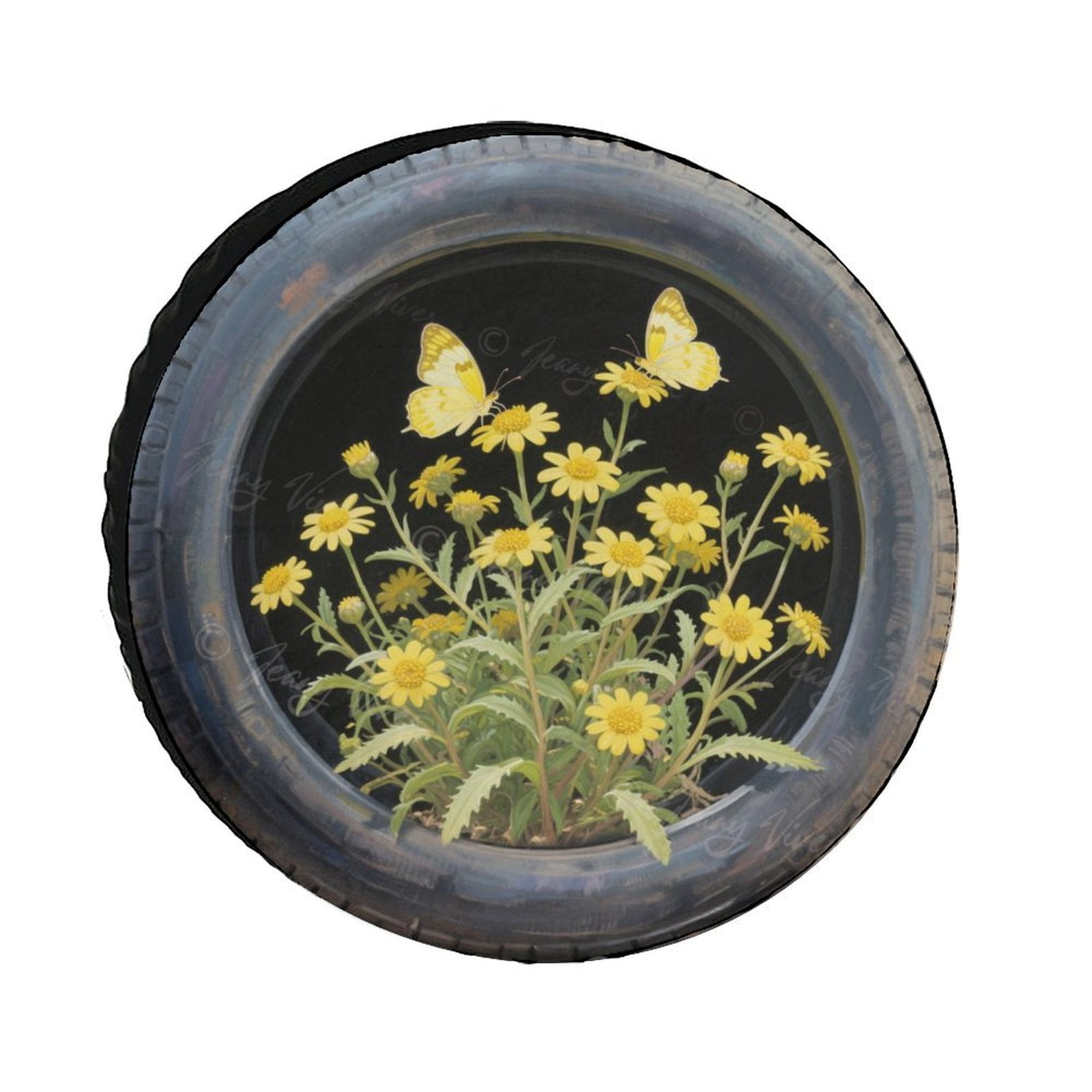 Daisy Spare tire Cover Wheel Protectors Weatherproof Wheel Covers ...