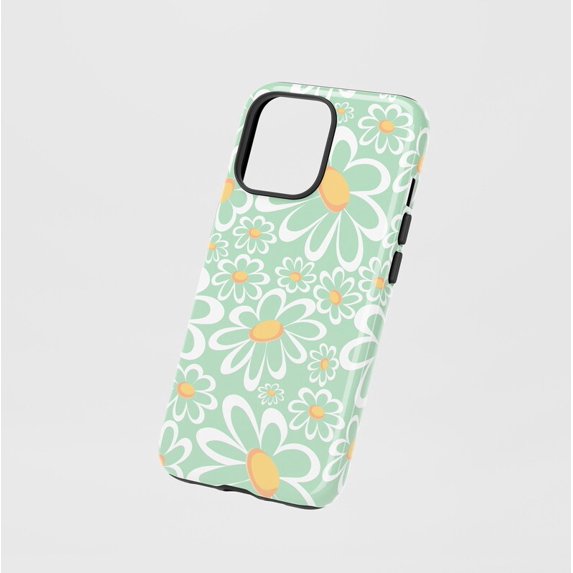 Daisy Spring Pastel Floral Phone Case for iPhone 11 12 13 14 15 16 17 ...