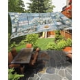 Daisy Sun Shade Sail 6.5'X10' Flowers Farmhouse UV Block Outdoor Sail ...