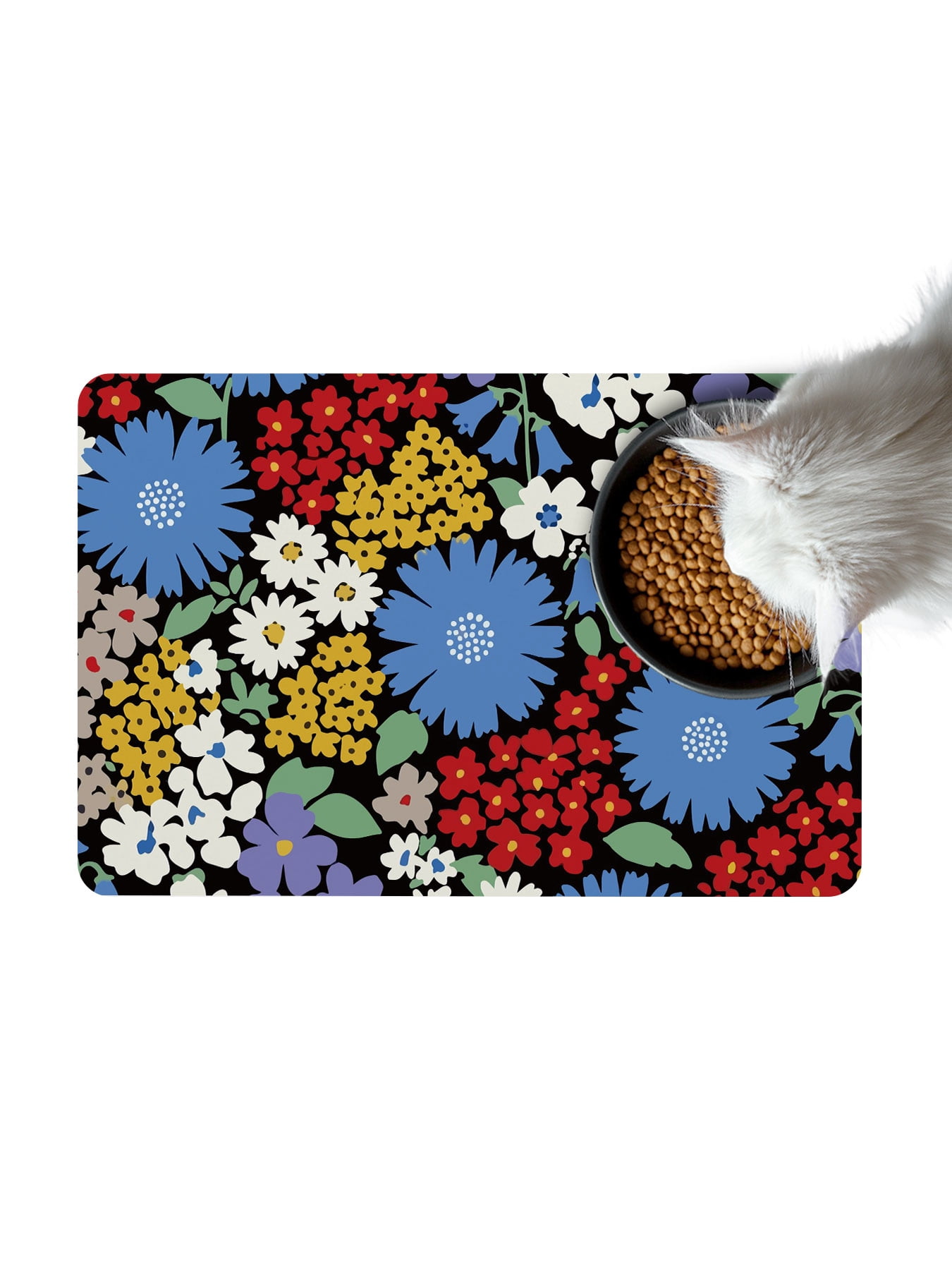 Daisy Sunflowers Doormat Non Slip Diatomaceous Earth Door Mat Absorbent ...