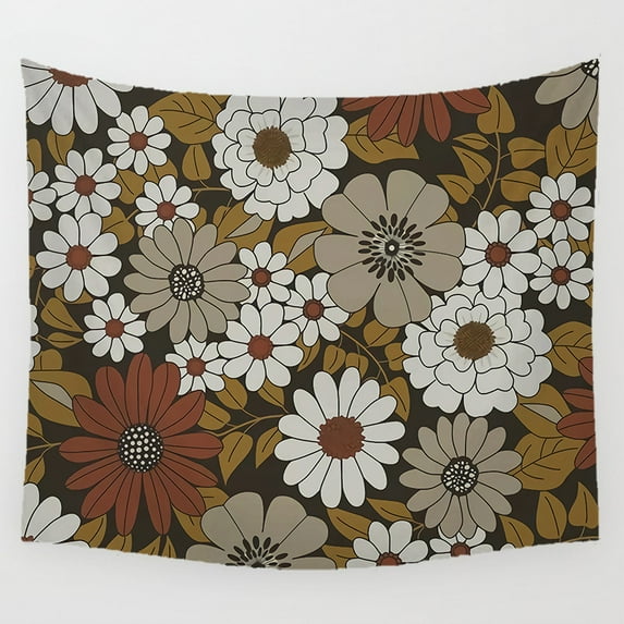 Daisy Tapestry Wall Boho ration Home r Psychedelic Wall Tapestry ...