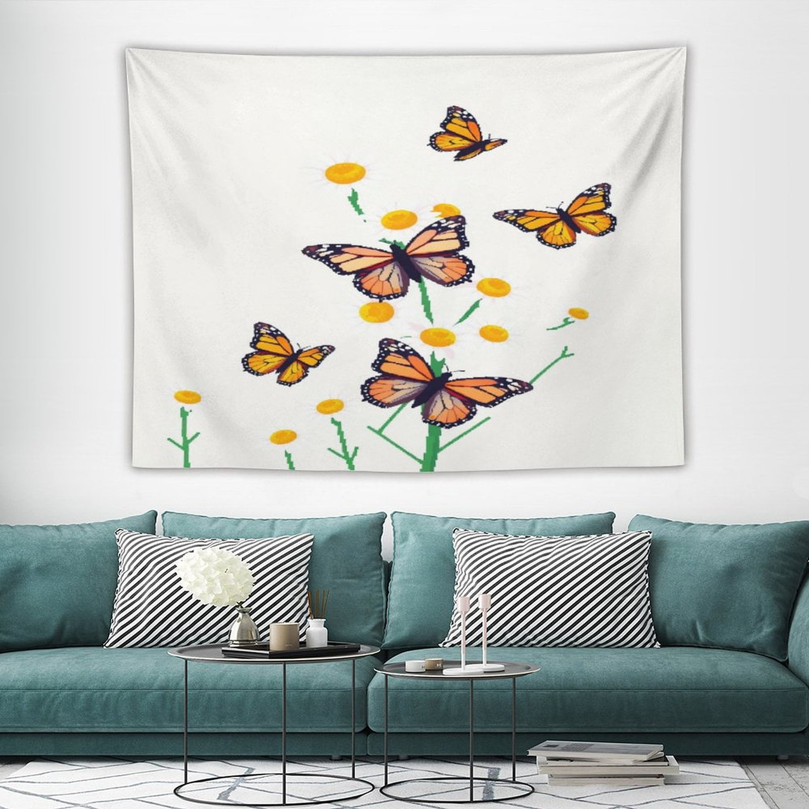 Daisy Tapestry Wall Hanging Art Living Room Home Decor Cloth - Walmart.com