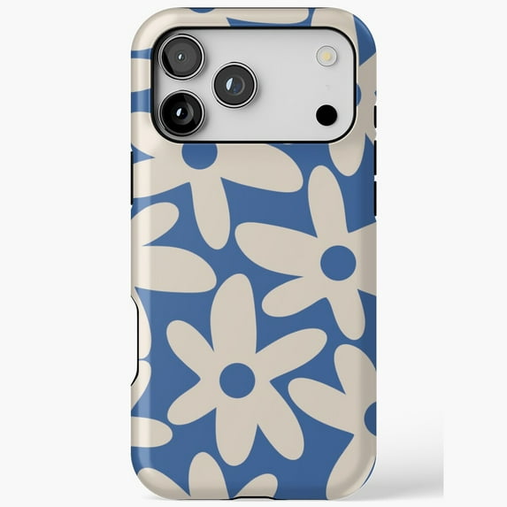 Daisy Time Cute Retro Summer Blue iPhone Case 11 to 17 Pro Max ...