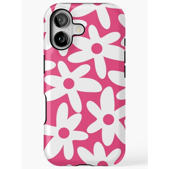 Daisy Time Preppy Retro Floral Groovy Style iPhone Case 11 12 13 14 15 ...