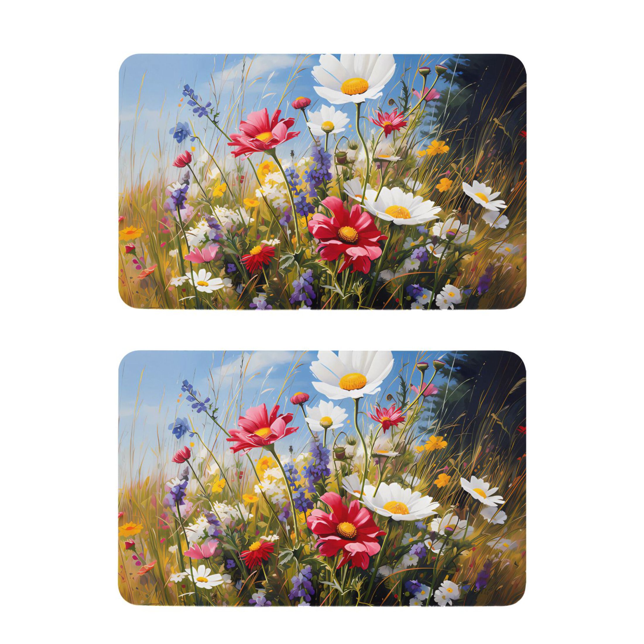 Daisy Wild Flower Fridge Magnets Sticker Refrigerator Magnetic Kitchen ...