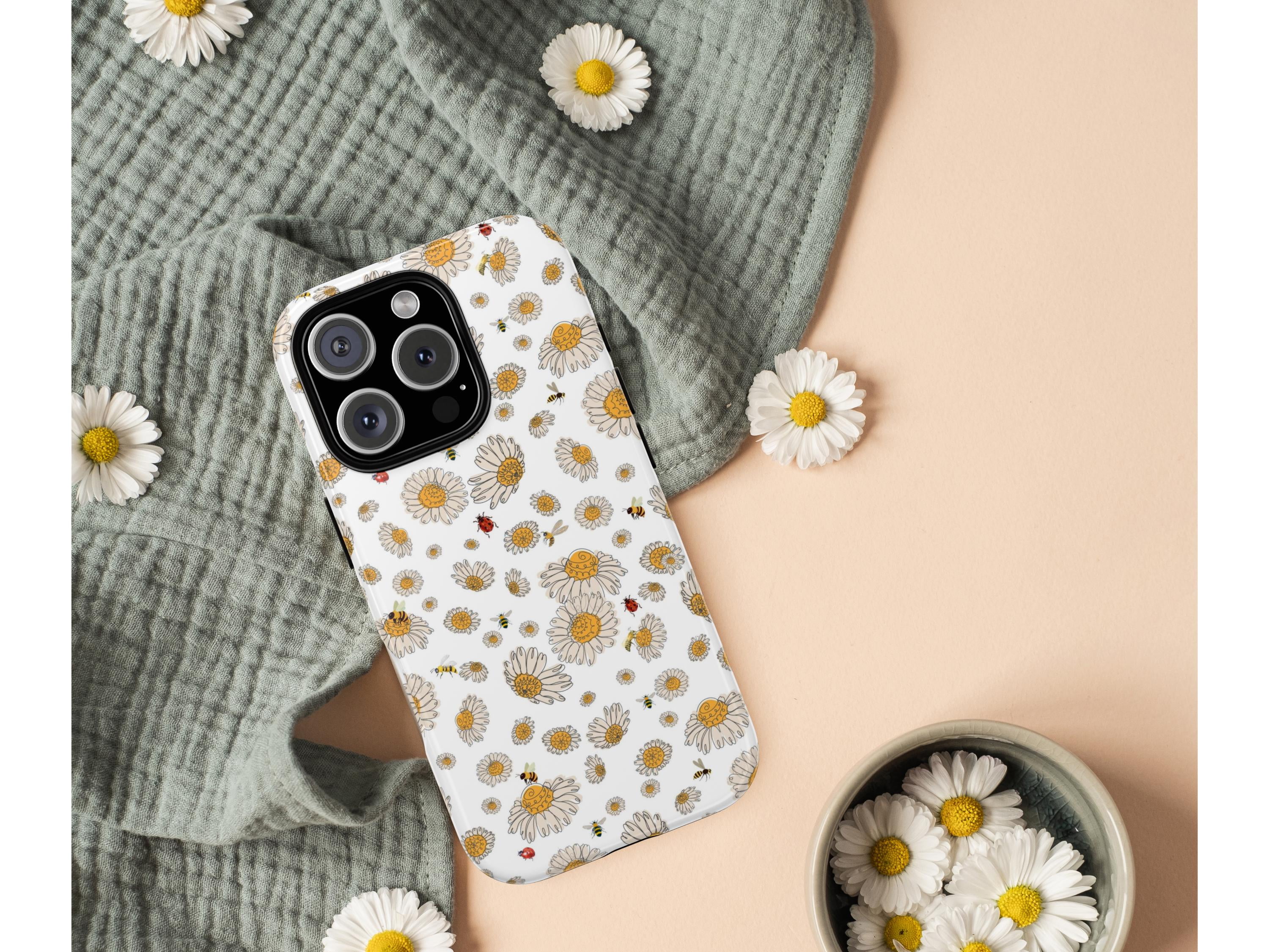 Daisy Wildflower Garden Pretty Floral Art Case for iPhone 17 11 12 13 ...
