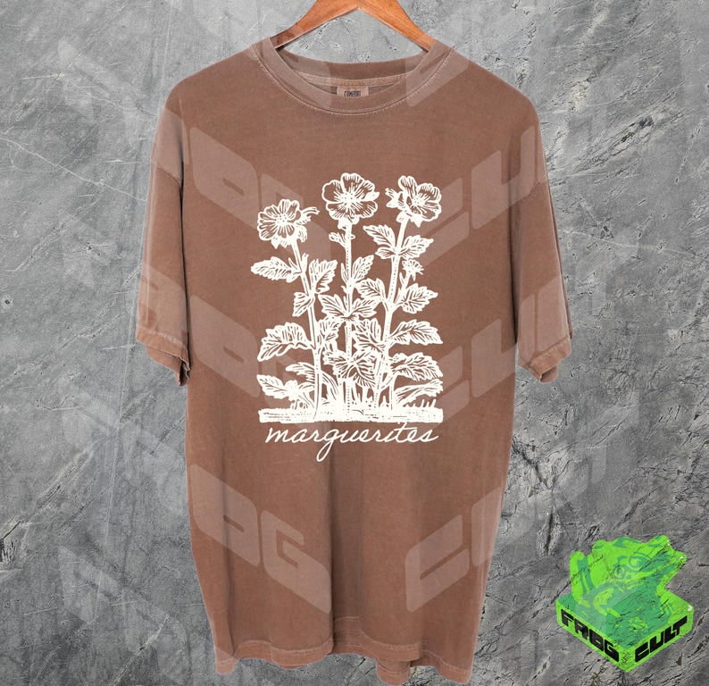 Daisy Wildflowers Vintage T-shirt – Retro Flower Tee, French ...