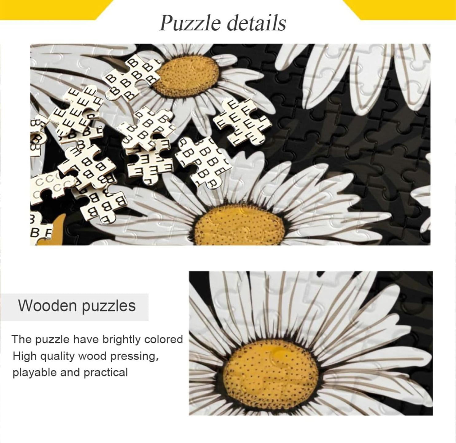 Daisy Wooden Jigsaw Puzzles, Intellectual Entertainment Educational ...