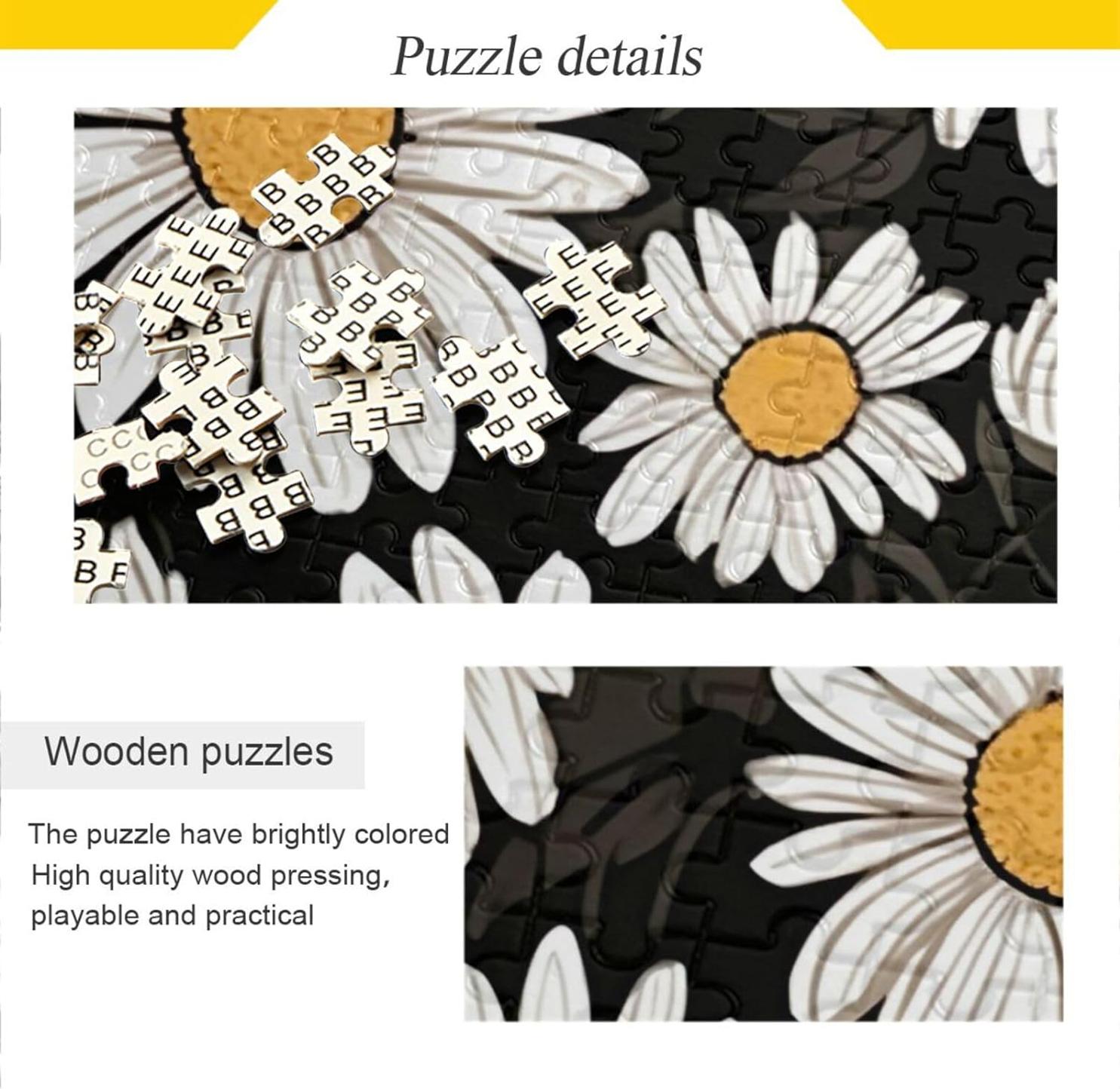 Daisy Wooden Jigsaw Puzzles, Intellectual Entertainment Educational ...
