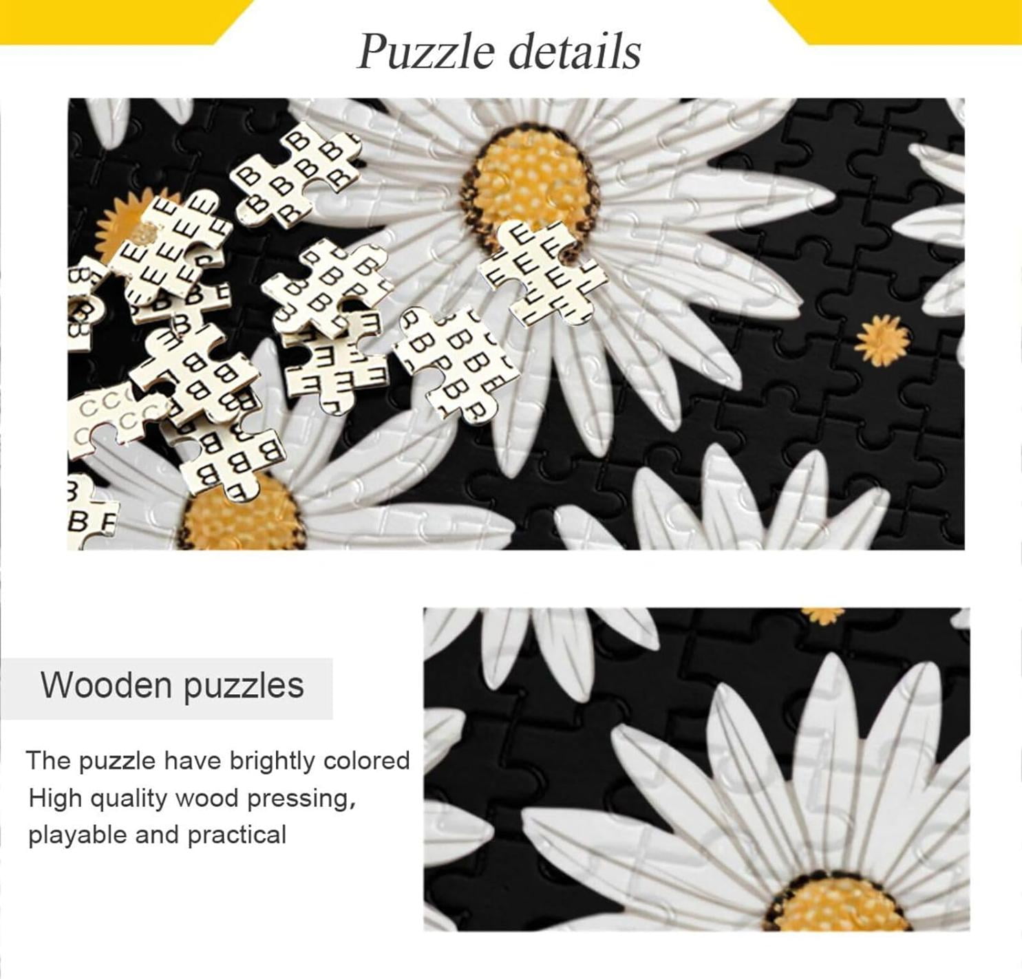 Daisy Wooden Jigsaw Puzzles, Intellectual Entertainment Educational ...