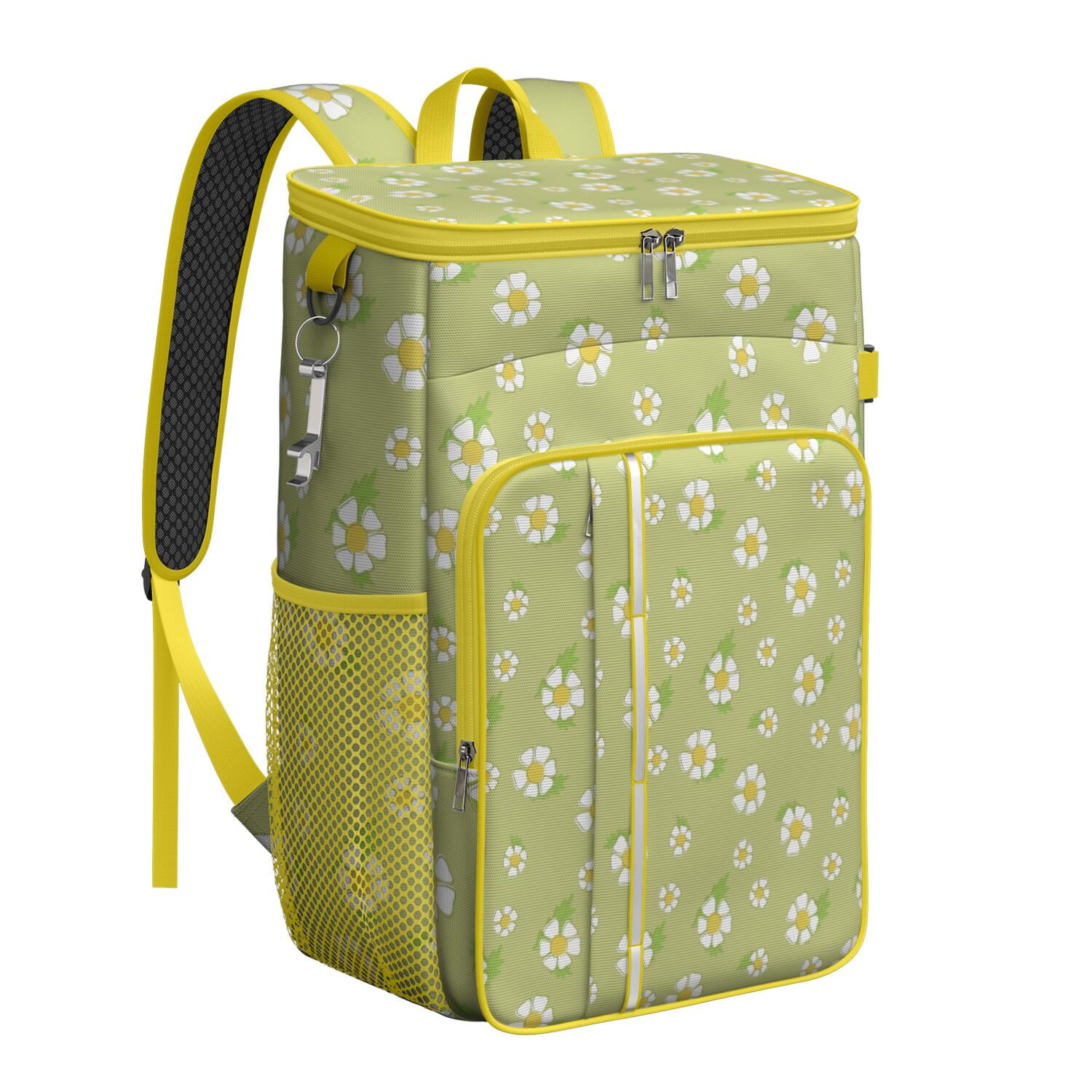 Daisy and Butterfly Aesthetic Insulated Backpack Cooler - 20L Leakproof ...