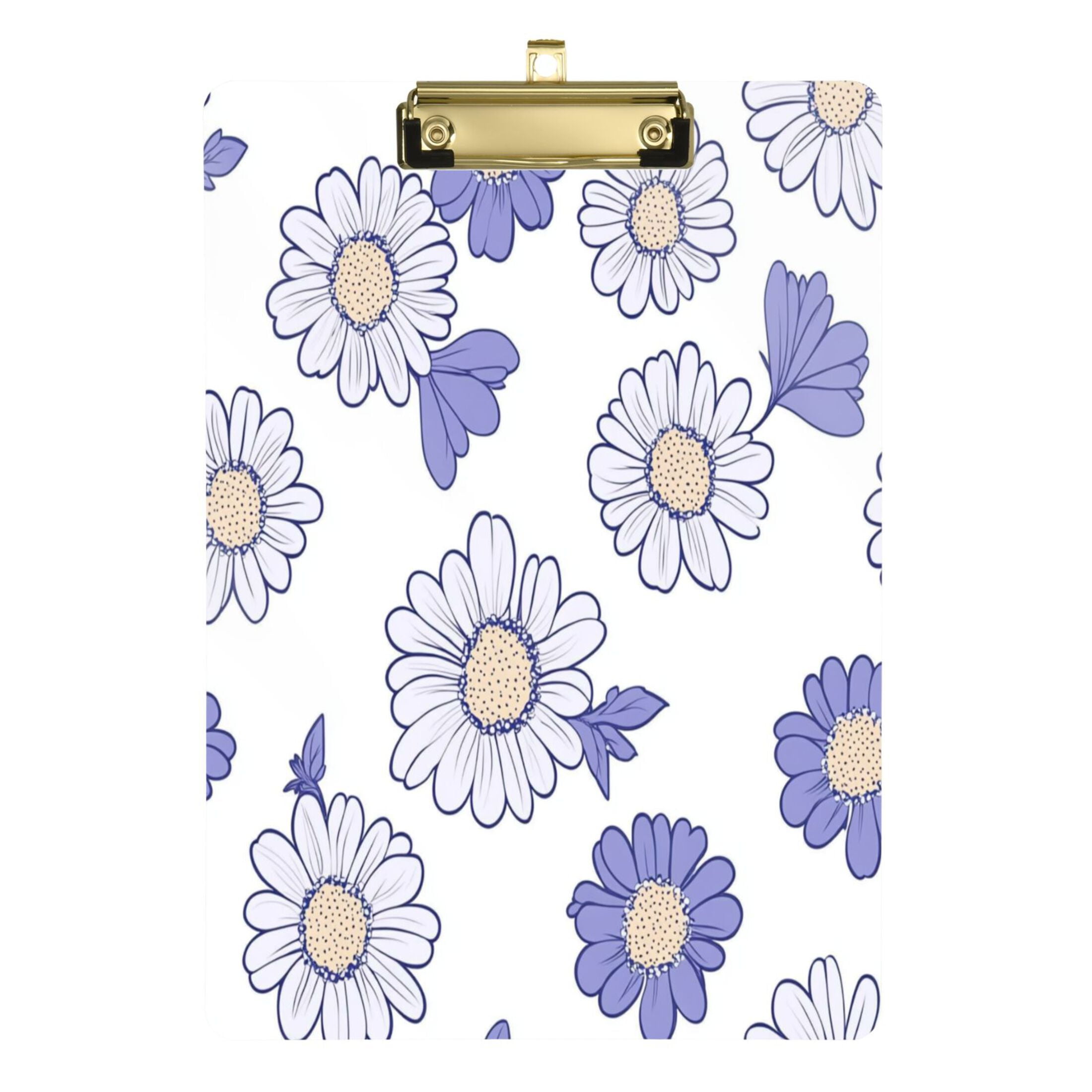 Daisy and Chrysanthemum Flower Acrylic Clipboards A4 Standard Size ...