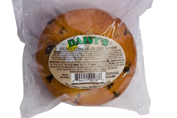 Daisy's Gourmet Chocolate Chip Muffin 5 oz (Pack of 12) - Walmart.com